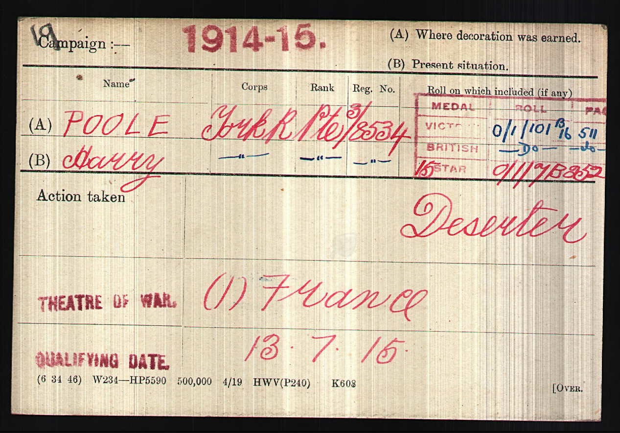 The Execution of Pte Harry Poole 1916