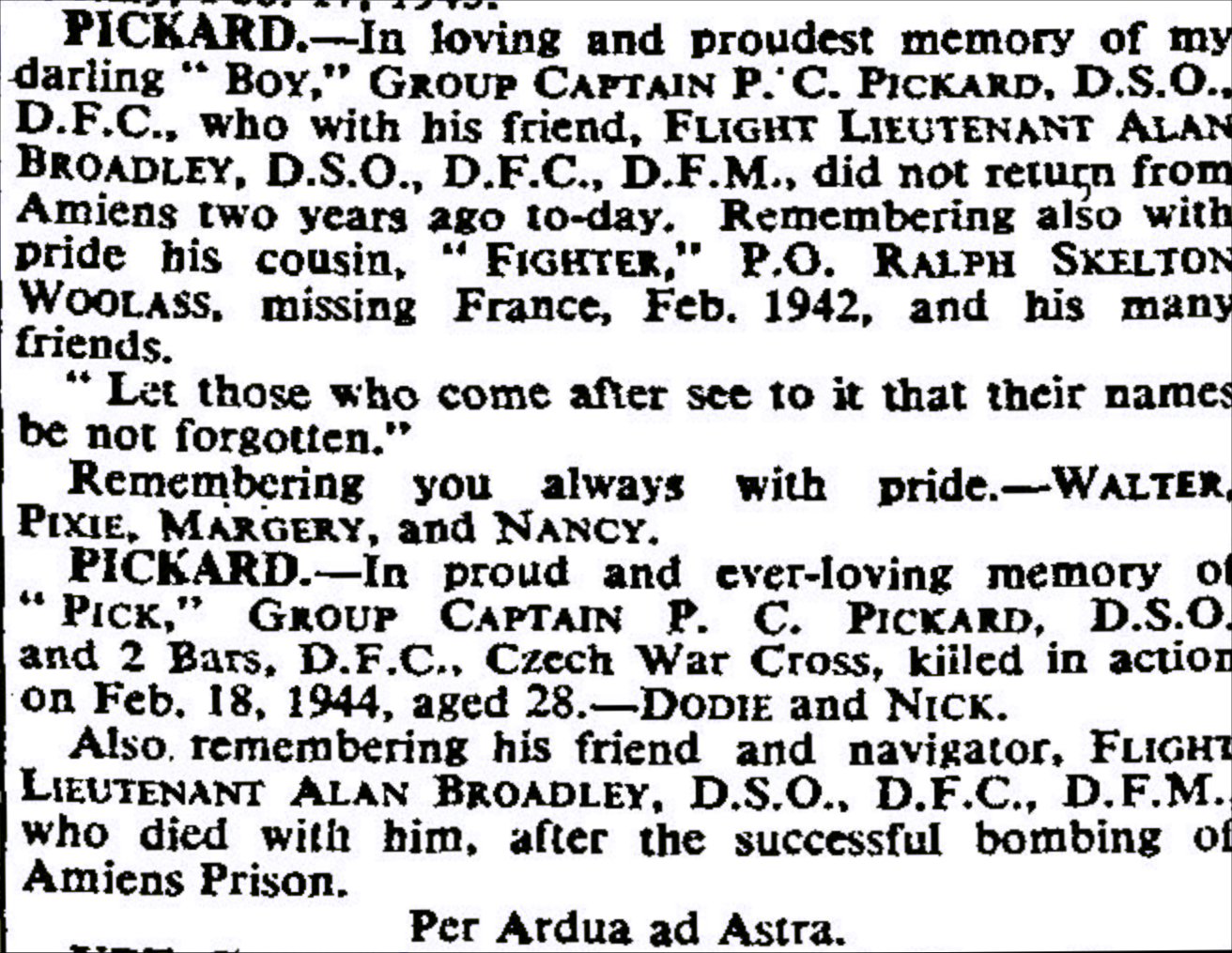 Charles Pickard (1915-1944)