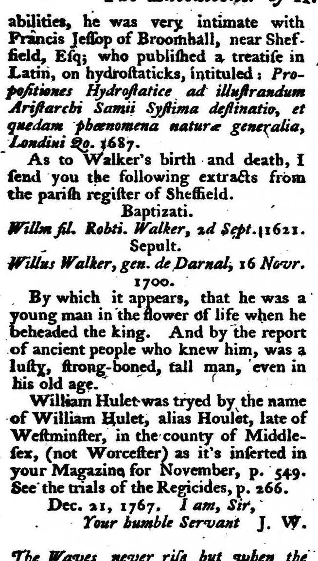 Darnall Man executes The King of England - Whitehall 30th January 1649